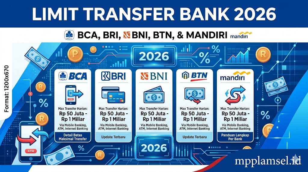 Limit Transfer Bank BCA BRI BNI BTN dan Mandiri 2026, Panduan Lengkap ...